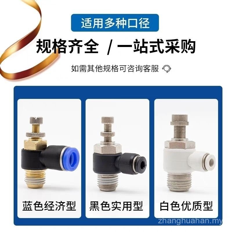 Throttle Valve Pneumatic Adjustable Trachea Regulating Valve Pneumatic ...