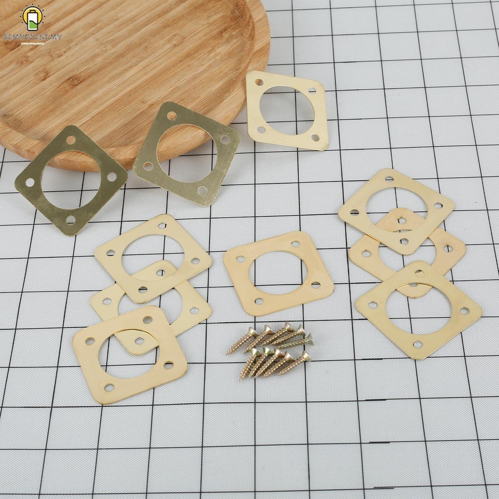 10Pcs Bird House Guard with Copper Portal 1 1/2 Inch Opening Metal ...