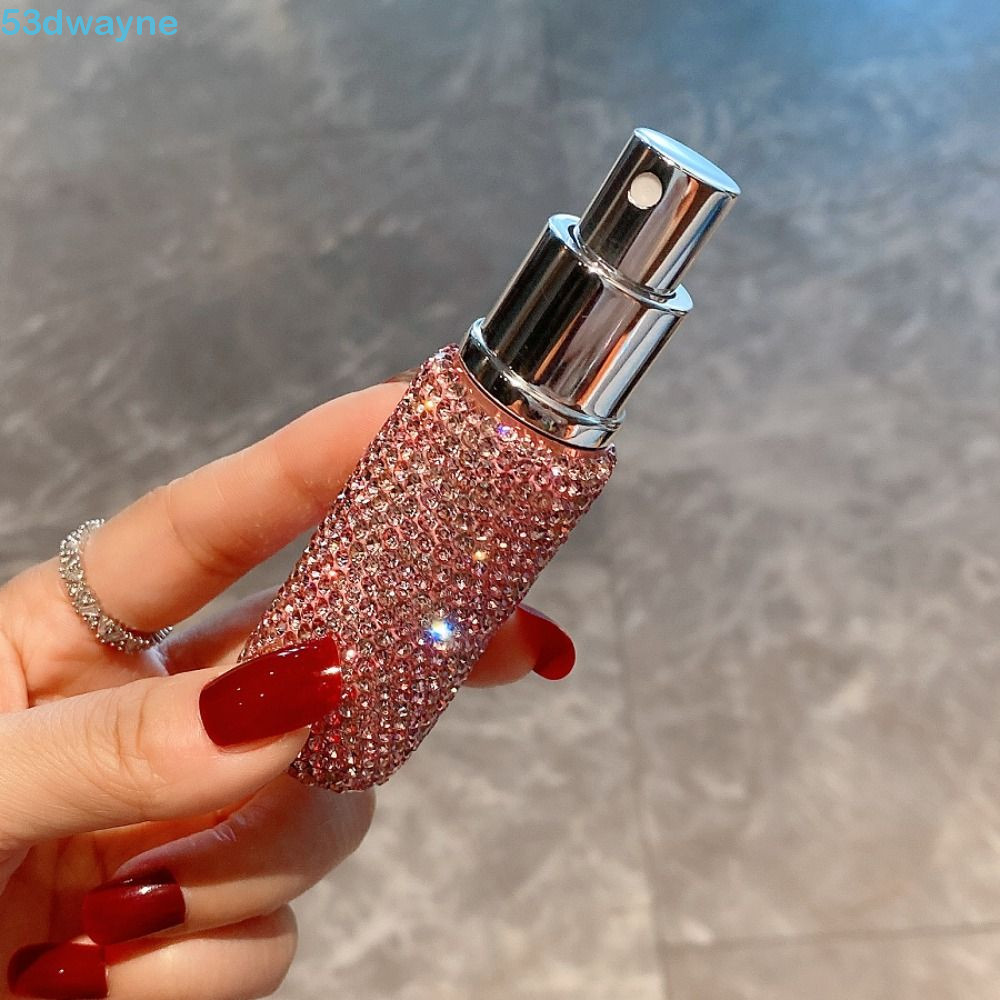 DWAYNE Refillable Spray Bottle, Luxury Press Pump Diamond-encrusted ...