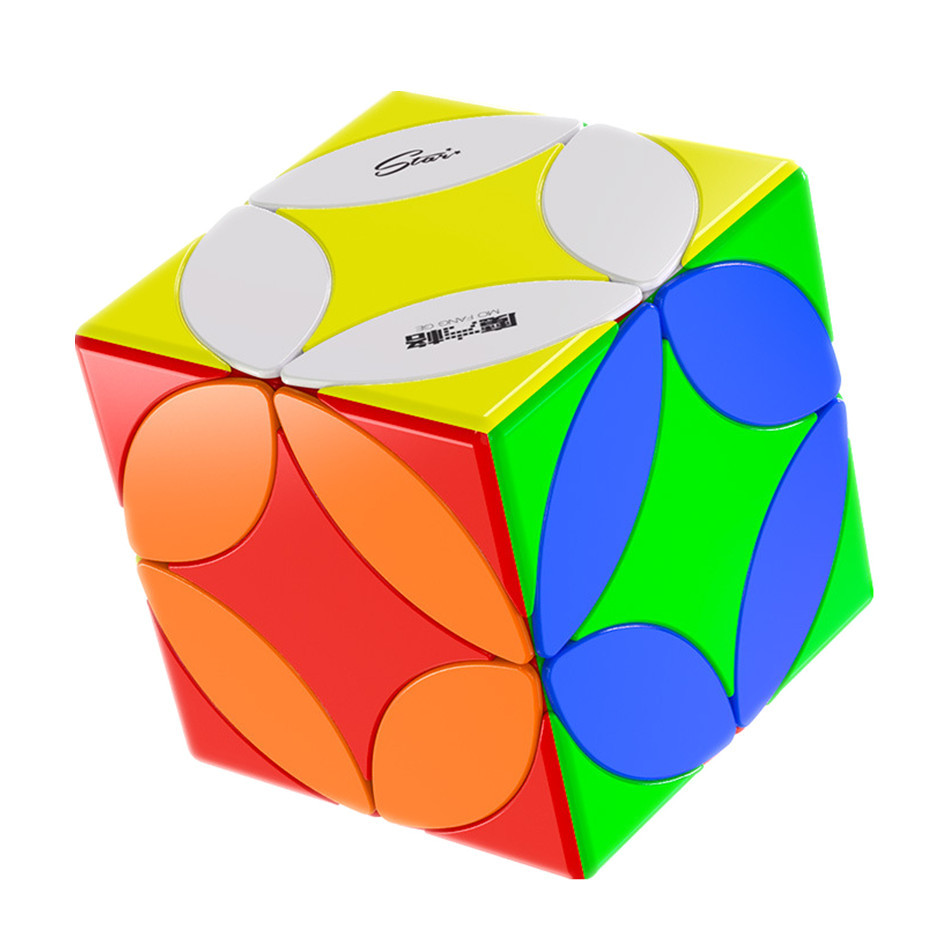 Qiyi Idea 3x3 Copper Coin Cube Stickerless Magic Cube Special Shaped ...