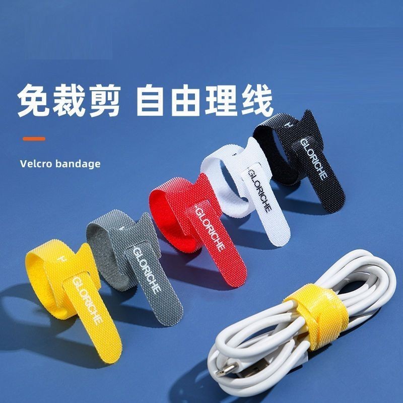 Velcro Cable Tie Nylon Velcro Cable Organizer Wire Velcro Self-Adhesive ...