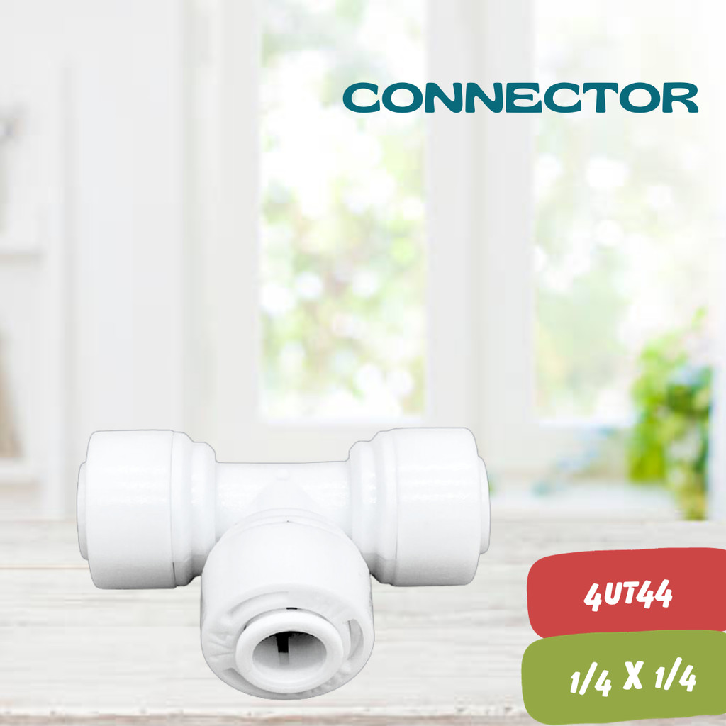 4UT4 Union Tees Fitting Connection Water Filter RO System 1/4'' Korea ...