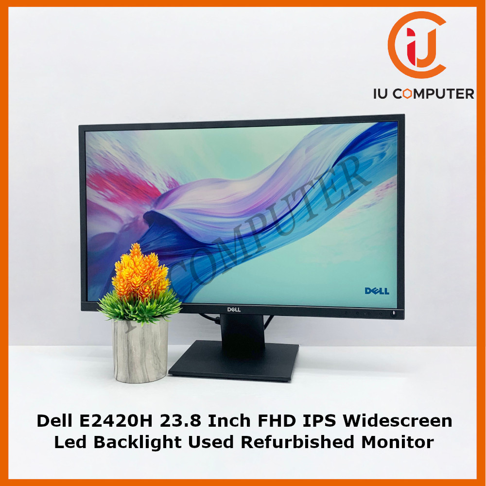 DELL E2420H 23.8 INCH FHD IPS LED BACKLIGHT WIDESCREEN USED REFURBISHED ...