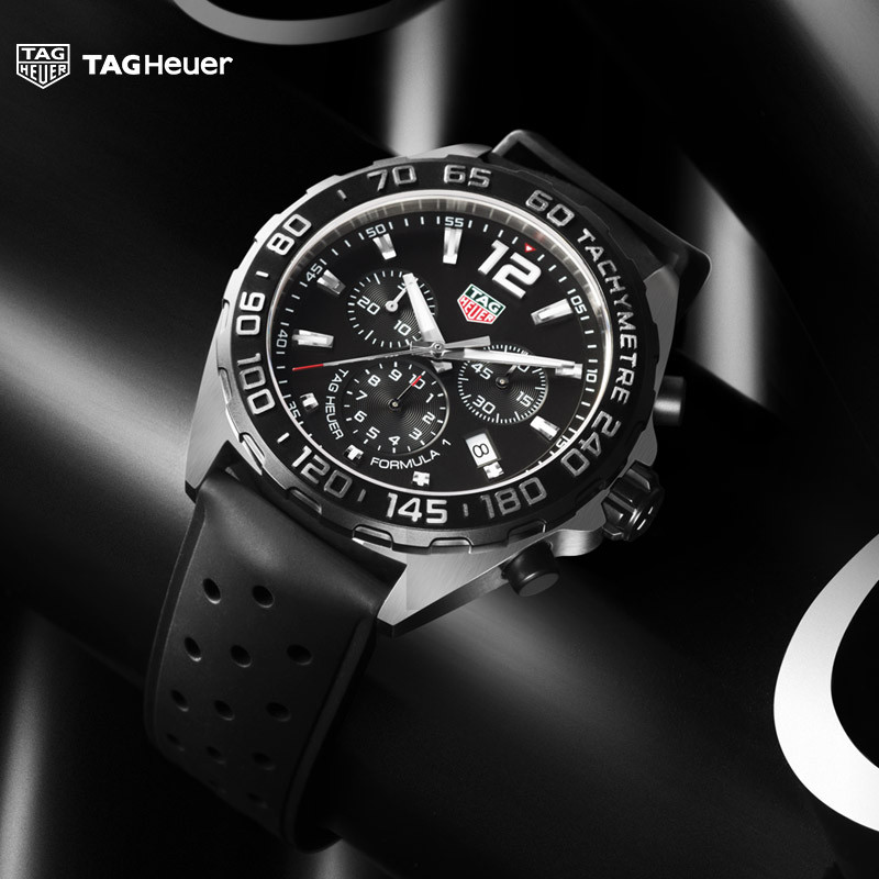 Tagf HeuerrF1 Series Racing Sports Quartz Chronograph Watch New Year ...