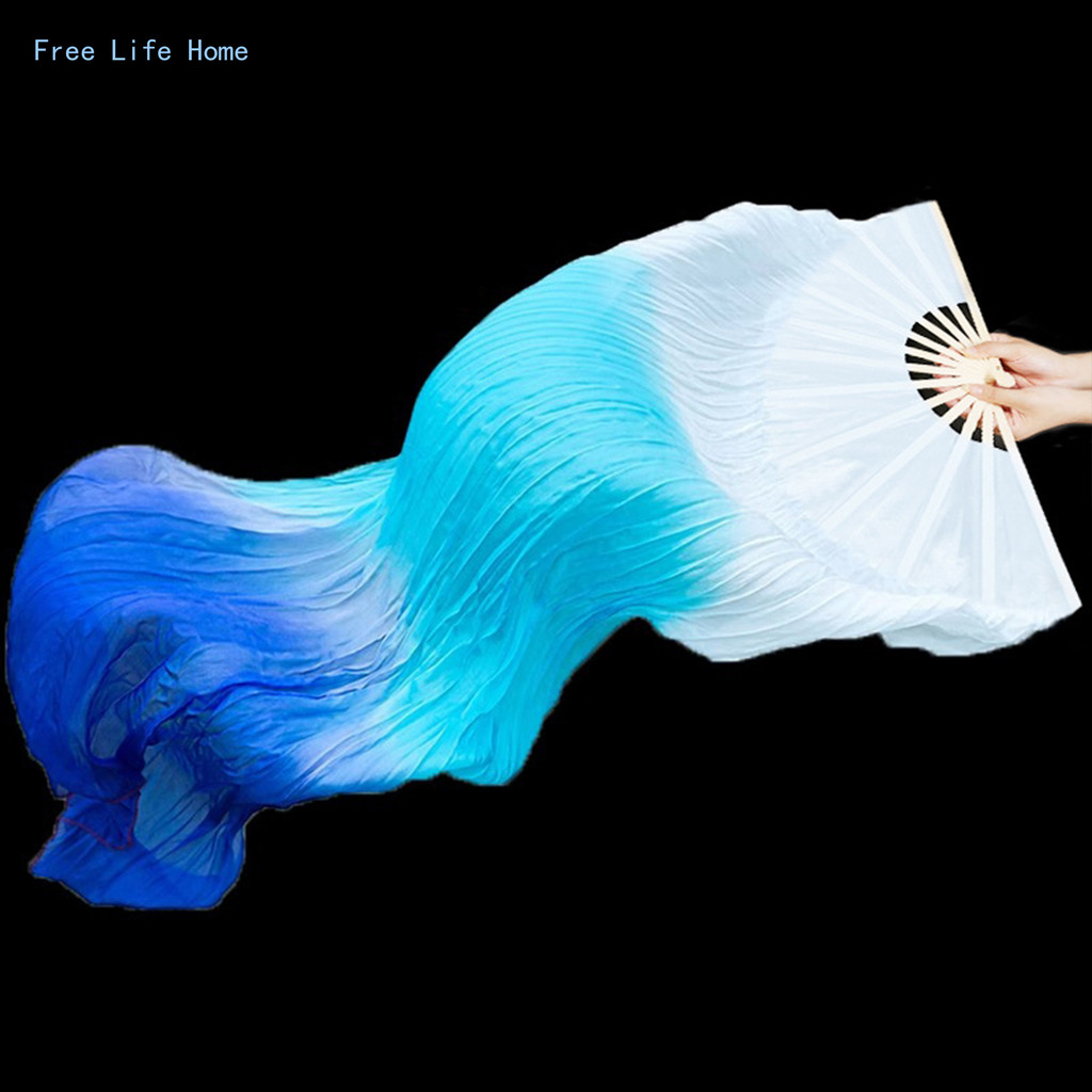 180cm Long Dance Fan With Extended Floating Head And Double-Sided Silk ...