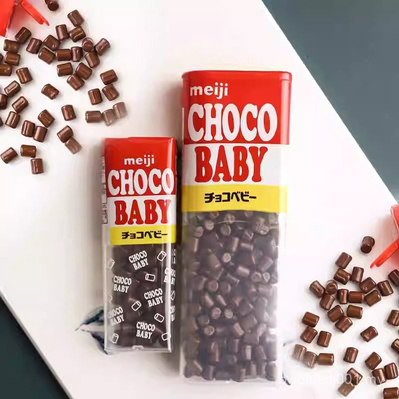 Japan Imported Meiji Meiji Casual ChocoBaby Bean Pure Cocoa Butter bb ...