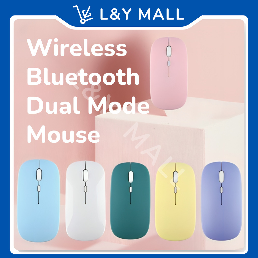 Bluetooth Wireless Mouse Computer Laptop Smart Phone Tablet Universal ...