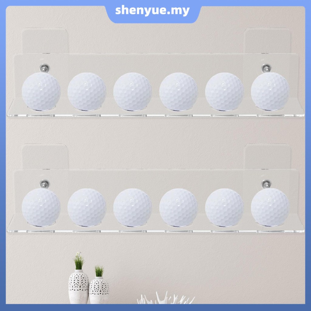 Golf Ball Display Rack Clear Acrylic Golf Ball Display Holder Holds 6 ...