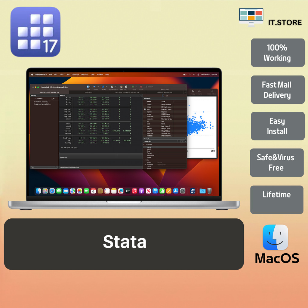Stata MacOS – Powerful statistical analysis & data management software ...