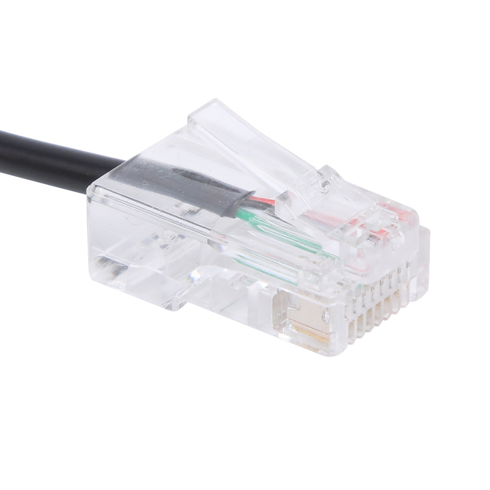 RJ45 8P8C Male to RJ11 6P4C Female Adapter Headset Audio Converter ...