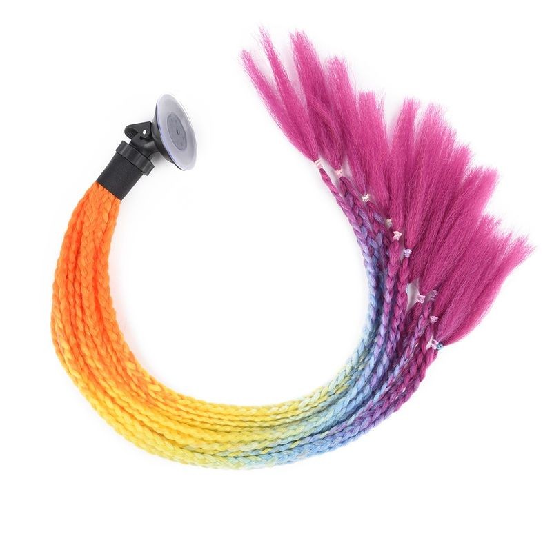 Helmet Dirty Braids Small Braids Men Women Motorcycle Ponytail Braids ...