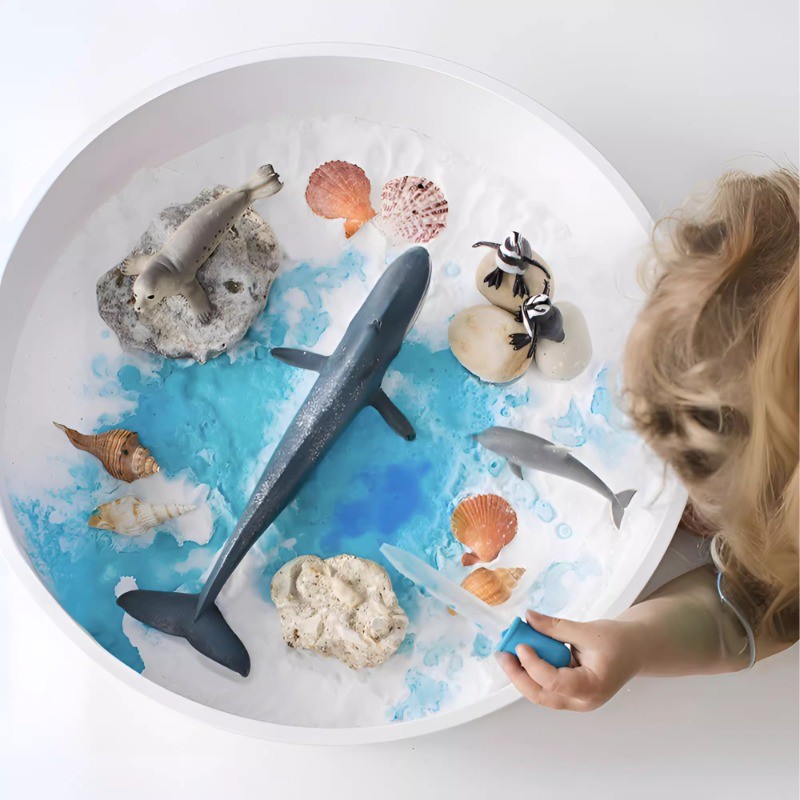 Montessori Sensory Basin Sensory Children's Scene Building Material ...