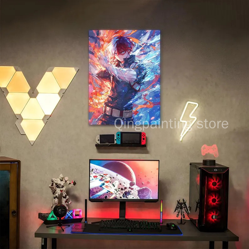 Anime Metal Wall Art, Anime Wall Art, Anime Poster, Anime Art, Metal ...