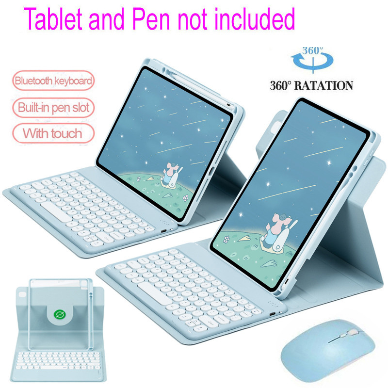 360° rotation Case with Keyboard For iPad air 11 11-inch m3 2025 ...