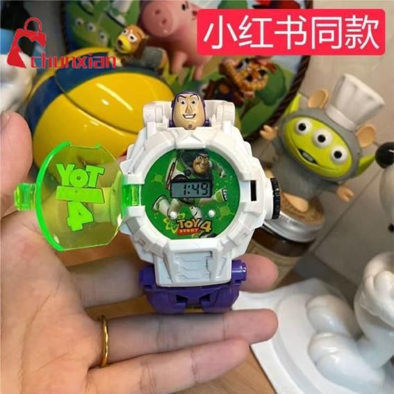 Buzz Lightyear Kids Transformer Projector Watch with 24 Image, Disney ...