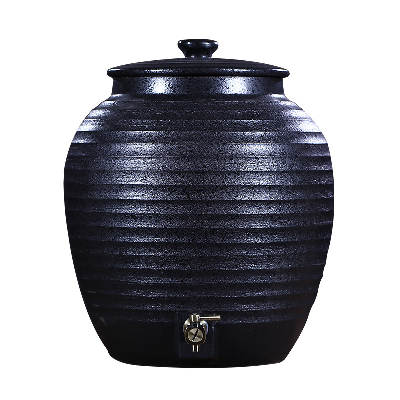 Self-service tea purple clay water tank stoneware with faucet ceramic ...