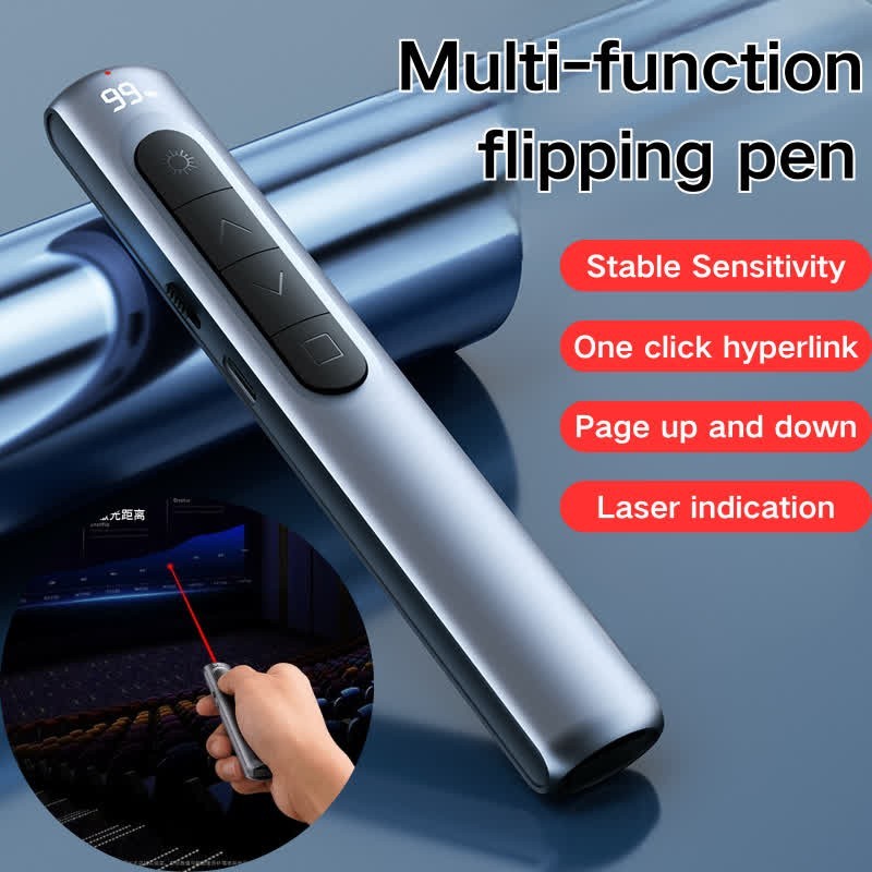 USB-C Wireless Laser Pointer PPT Clicker Remote Control for PowerPoint ...