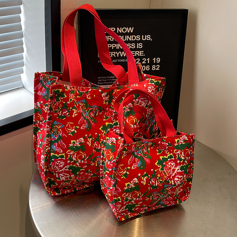 Beg Gaya Baharu Vintaj Timur Laut 2025 Etnik Besar Bunga Bergaya ...