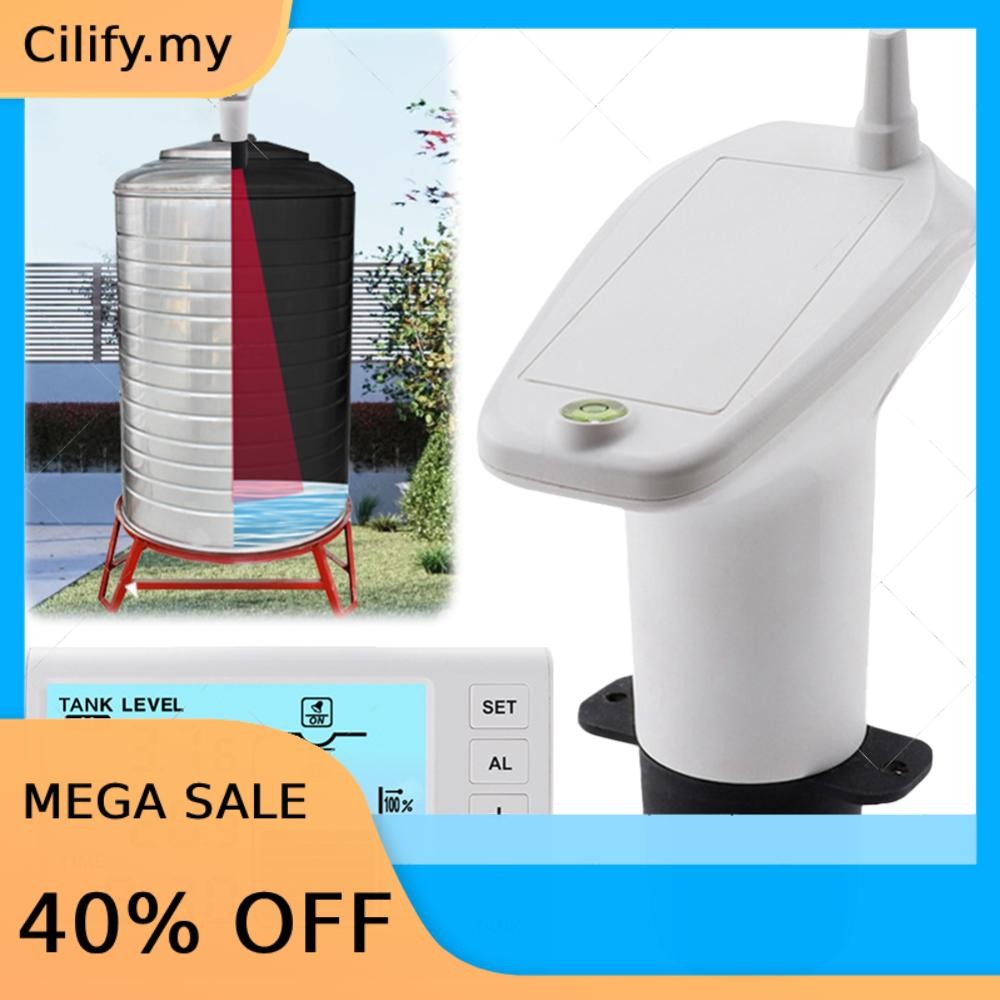 Ultrasonic Water Tank Liquid Level Meter with Temperature Sensor Time ...