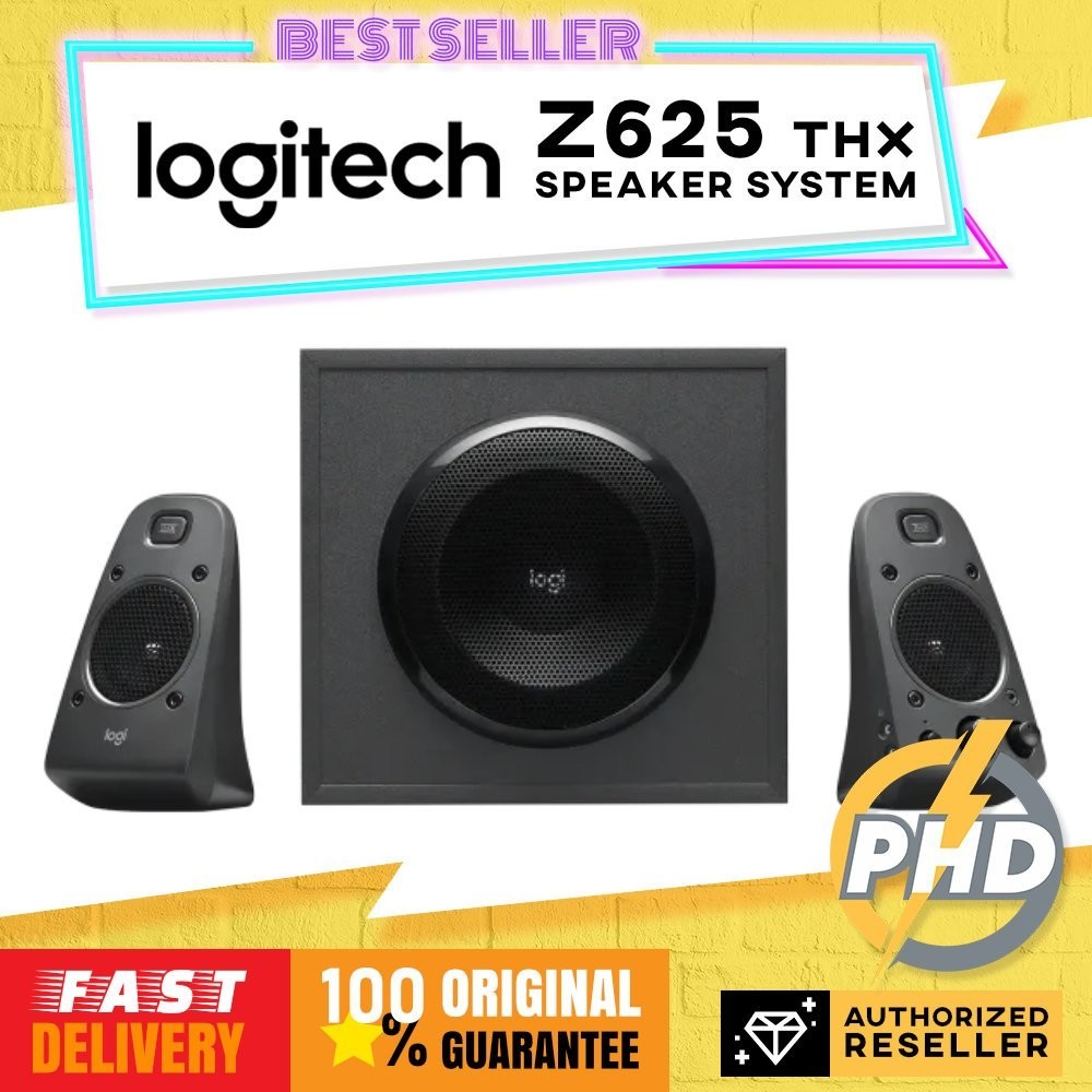 Logitech Z625 SPEAKER SYSTEM With SUBWOOFER [THX Certified Sound] | Shopee Malaysia