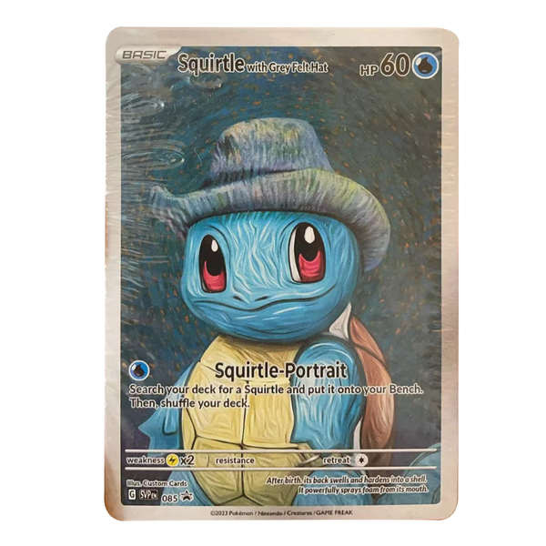 kad pokemon kad pokemon gold Cross-border Hot Sale Van Gogh Series ...