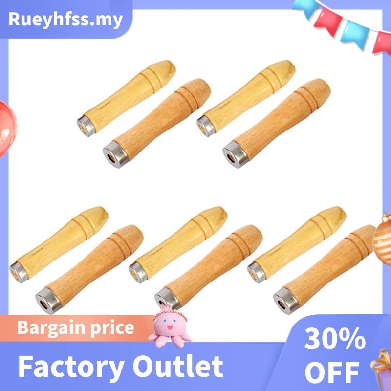 Excellent Wooden File Handle Set Screwdriver Hand Drill File Handle Kit ...