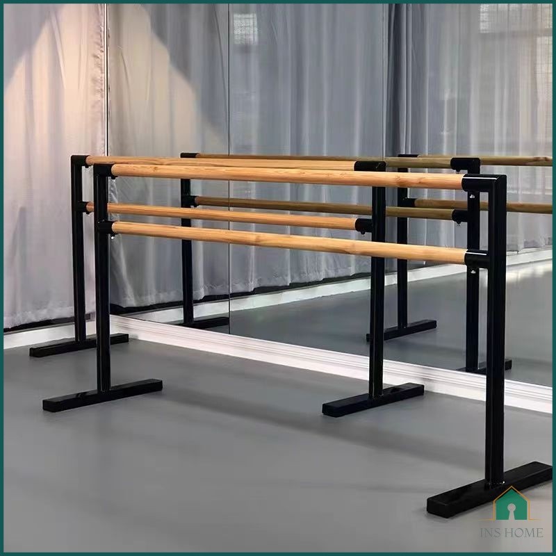 Portable Double Ballet Barre Kids Dance Practice Bar Home Professional ...