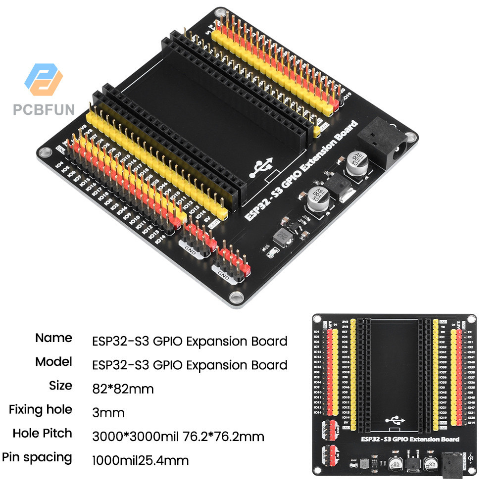 Pcbfun ESP32-S3 GPIO IoT Development Board Expansion Board ESP32 ...