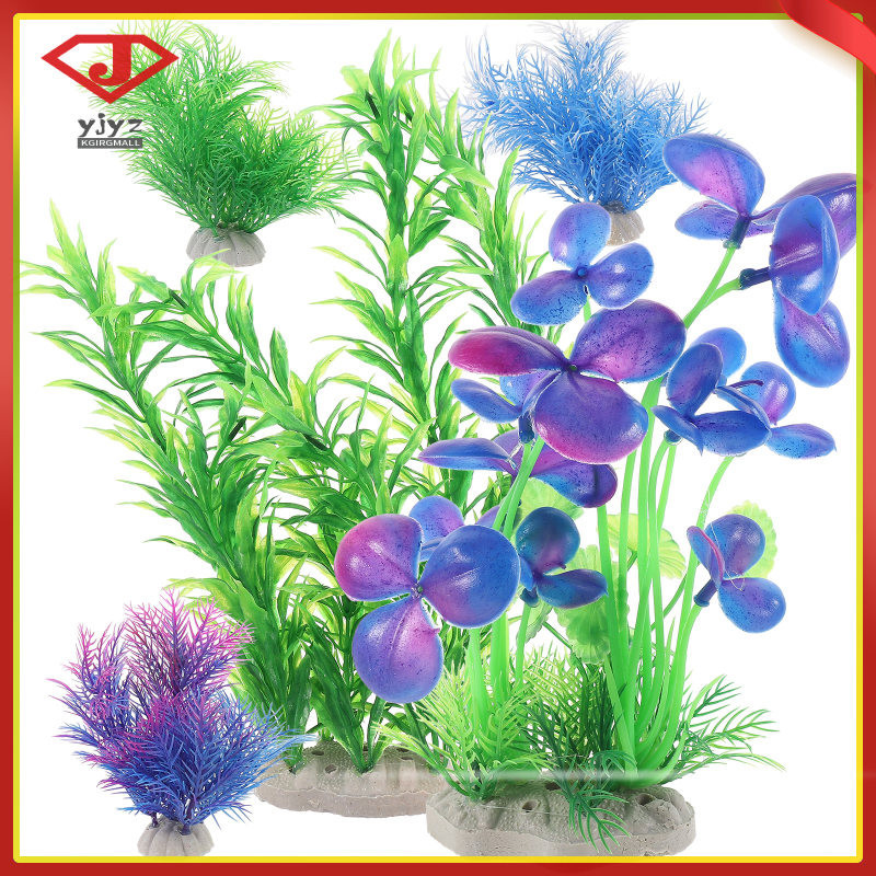 Fish Bowls for Centerpieces Faux Aquarium Plants Landscaping Artificial ...