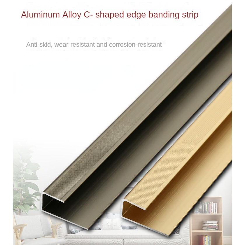 Aluminum Alloy C- Type Blank Holding Groove Solid Wood Floor Layering ...
