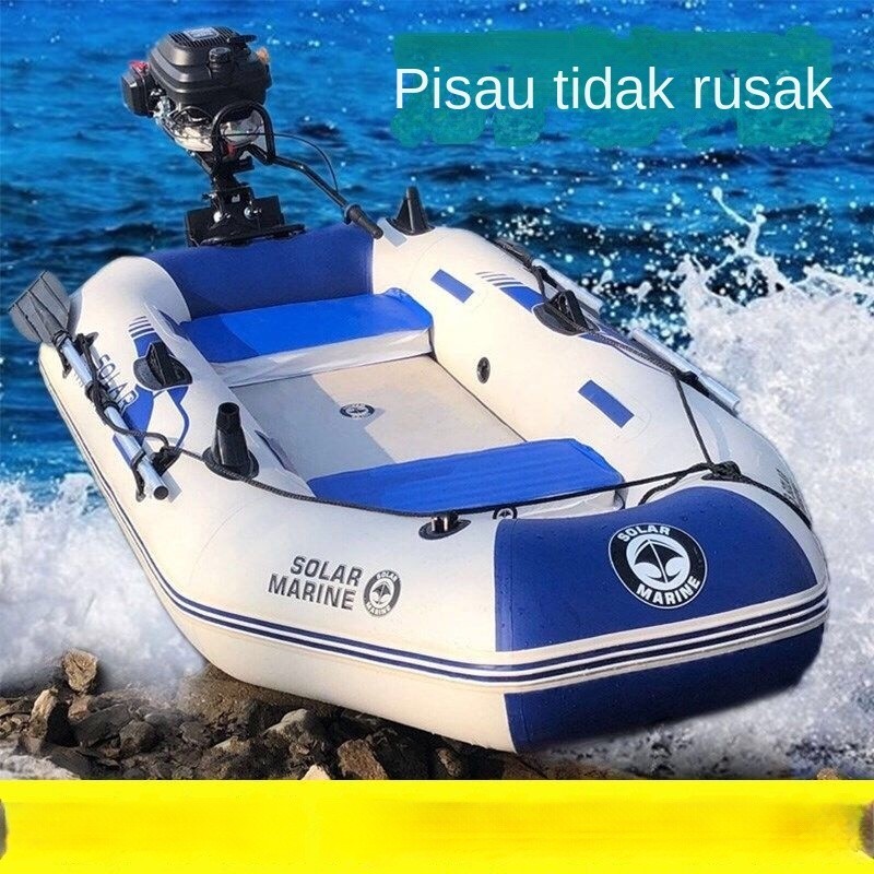 NEW Inflatable Boat Rubber Raft Fishing Boat Hard Bottom Fishing Kayak ...