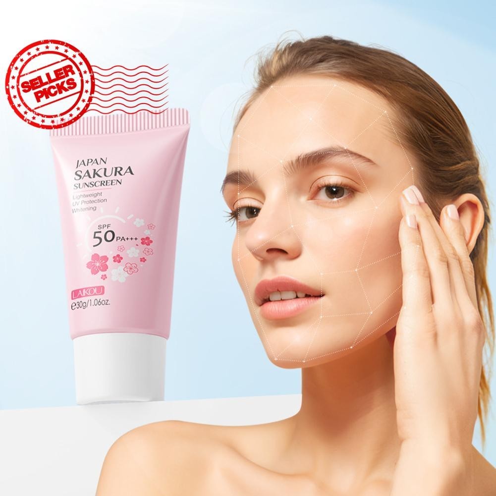 Sakura Sunscreen SPF 50 PA+++ Uv Protection Moisturizing Cream ...