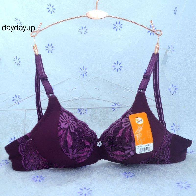 Wireless Lace Bra Lingerie Sexy Comfortable Cotton Small Bra Thin ...
