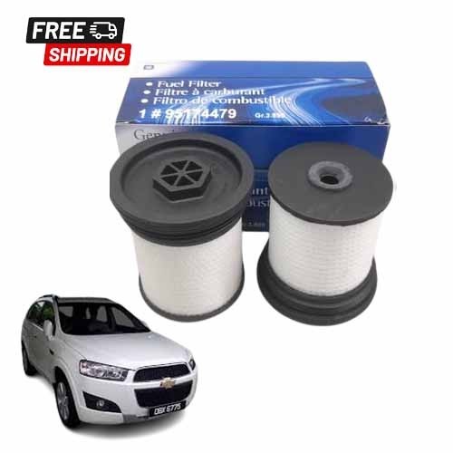 CHEVROLET CAPTIVA C140 2.0/ JEEP CHEROKEE DIESEL FUEL FILTER 1 SET @ 2 ...
