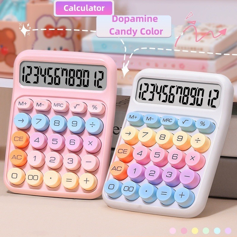 New Popular Keyboard Calculator Office 12-digit Mechanical Calculator ...