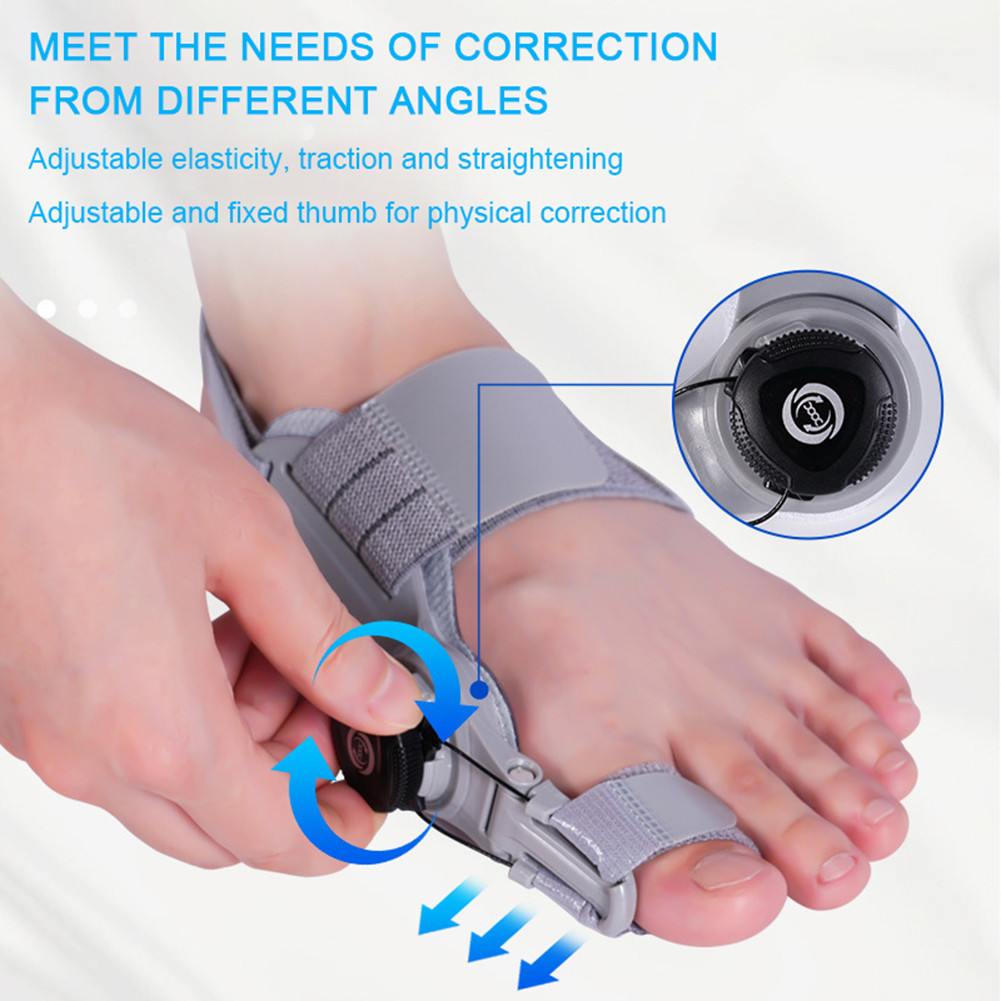 Thumb valgus corrector knob adjustable male and female split toe ...