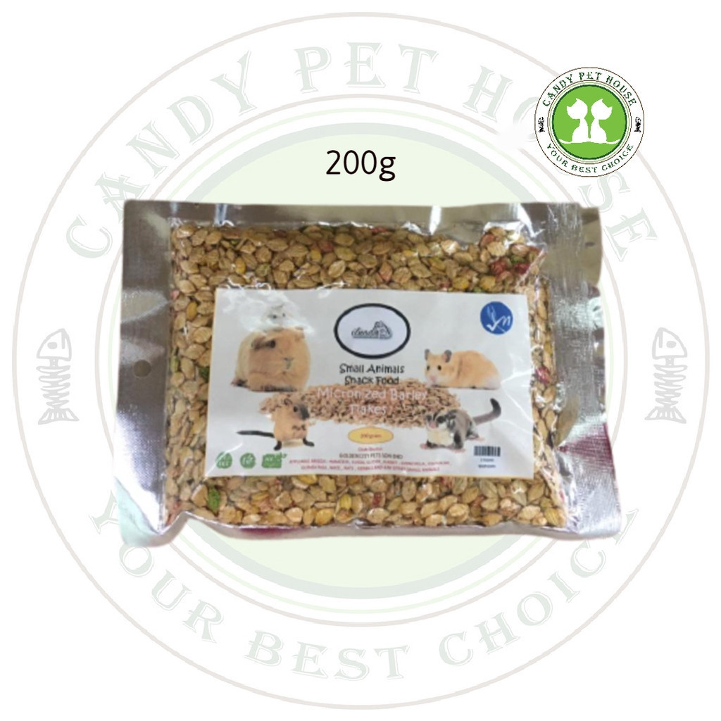 Ituada Small Animals Snack Food Micronized Barley Flakes 200g | Shopee ...