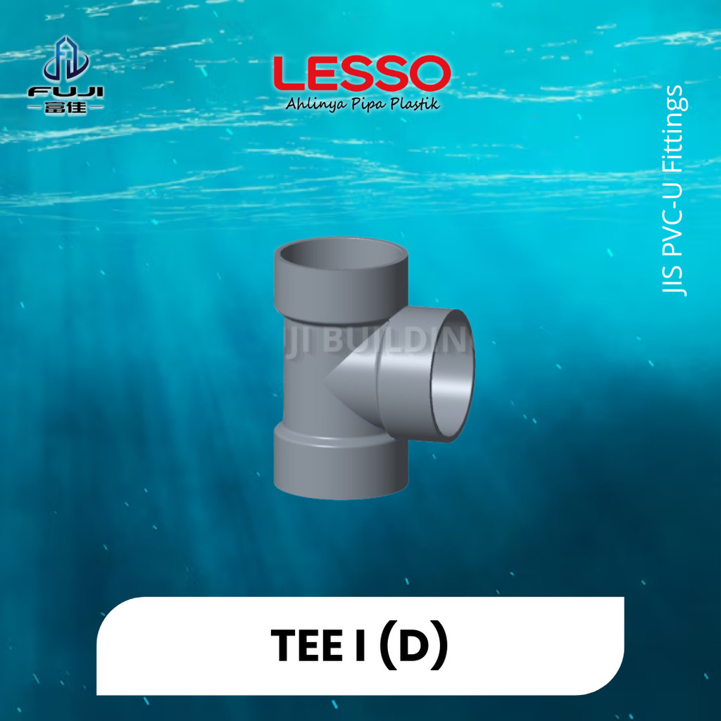 Lesso PVC-U (D) Tee (DT) Type 1 4" - 6" inch | Shopee Malaysia