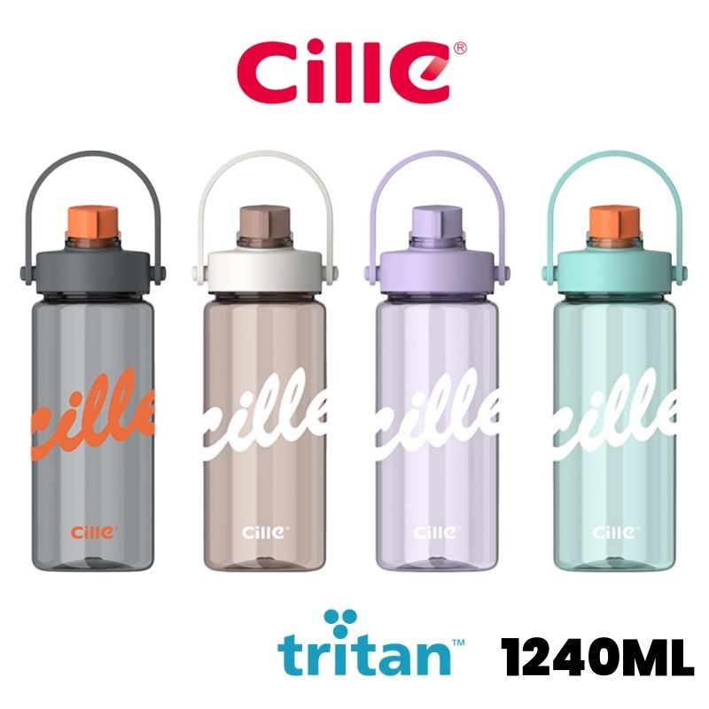 Cille Tritan Water Bottle BPA-Free Plastic Water Bottle Botol Air Plastik XL-2477 without Tea ...