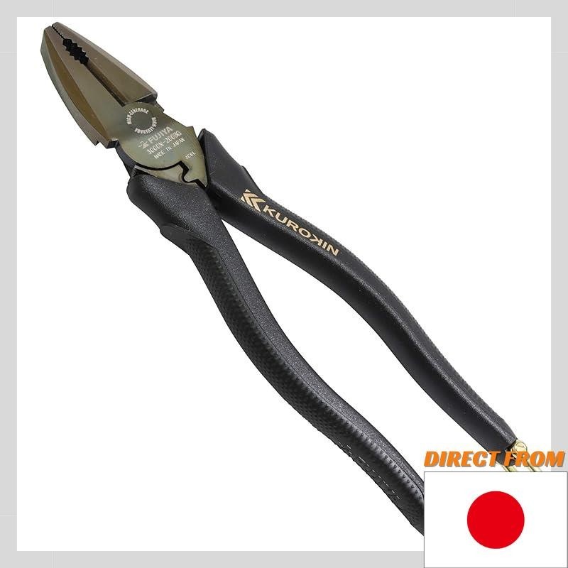 Fujiya Eccentric Power Pliers (black-gold, with shackle) 200mm Eccentric leverage for easy ...