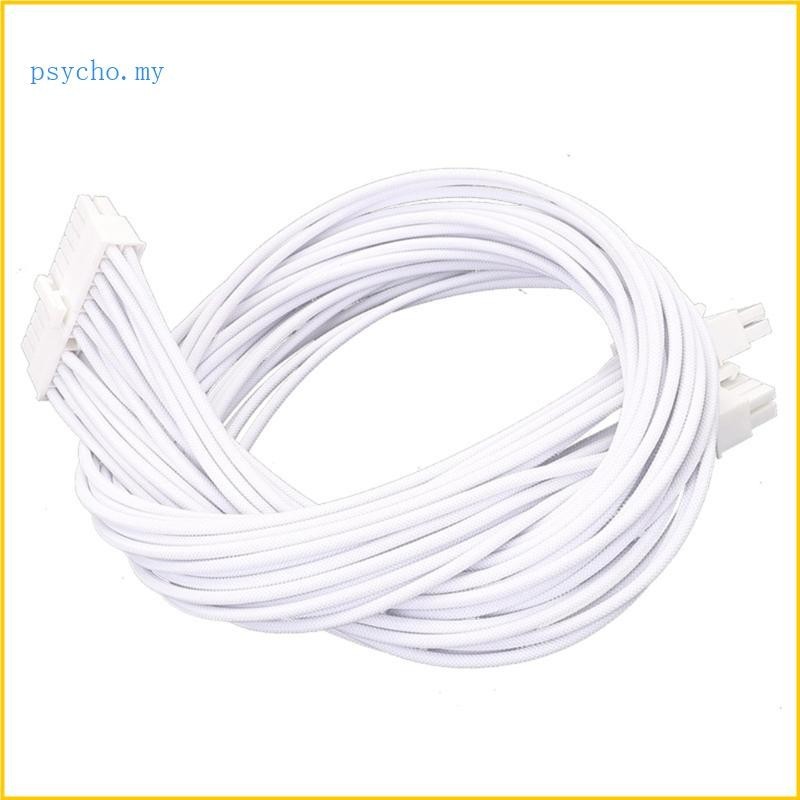 Psy 10+18Pin to 24-Pin Modular Power Cable Braided Cable 24Pins to ...