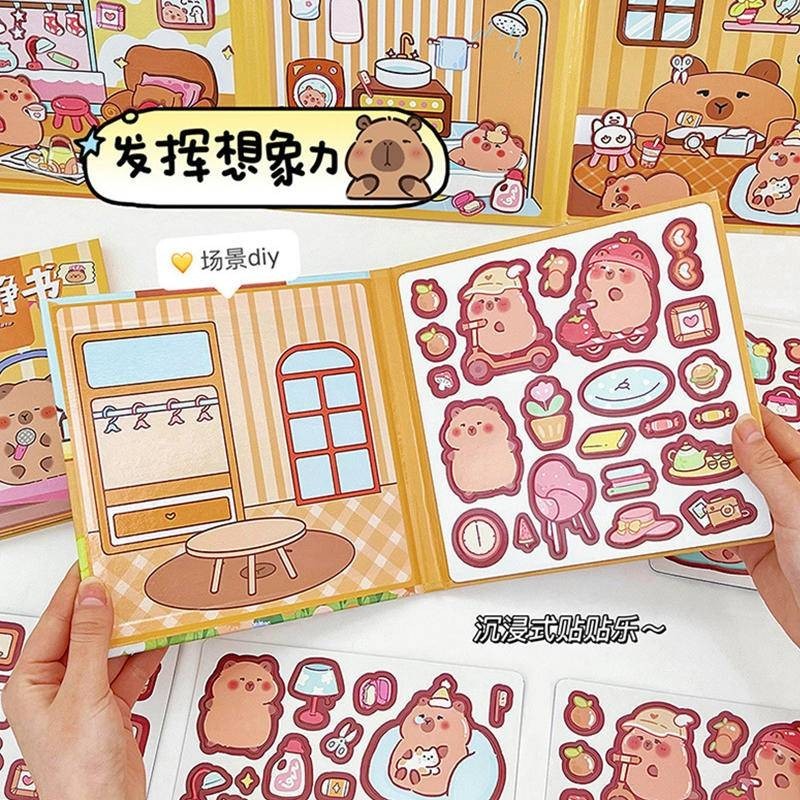 Capybara Refrigerator magnet Cartoon game book birthday party ...