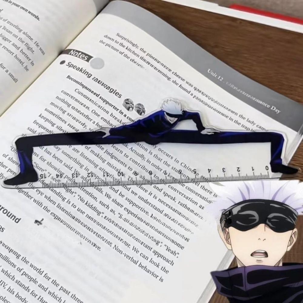 Cartoon Anime Jujutsu Kaisen Satoru Gojo super Long Leg Ruler Student ...