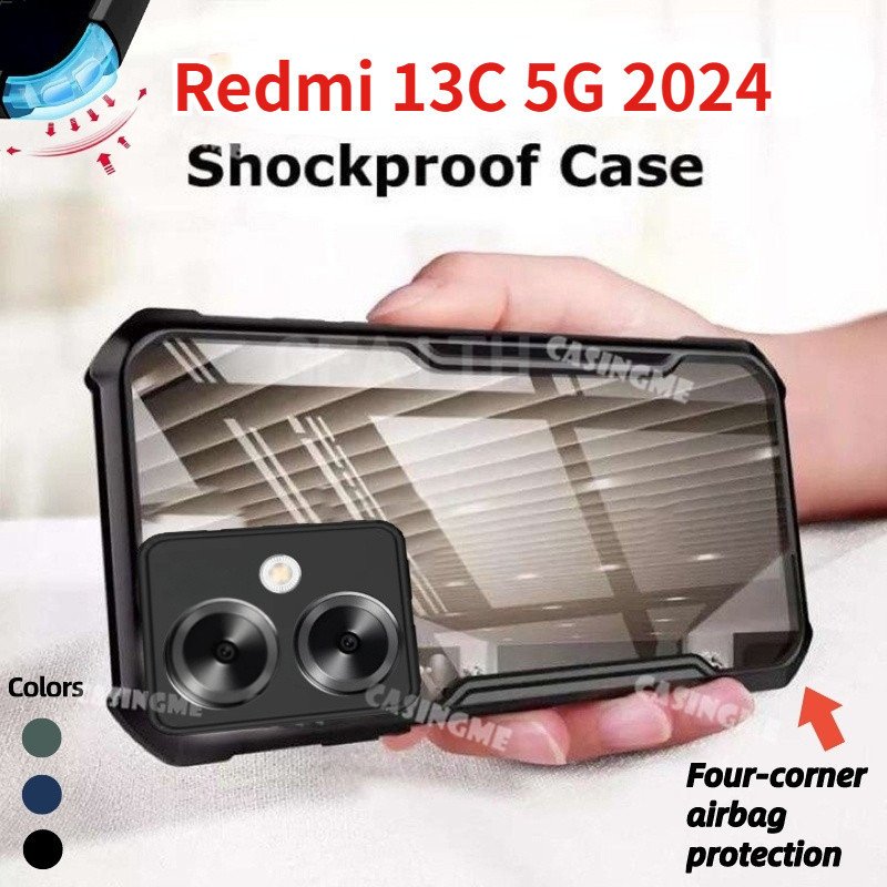 Redmi 13C 5G 2024 Airbag Clear Phone Casing For Redmi 13C Redmi13C 13 C ...