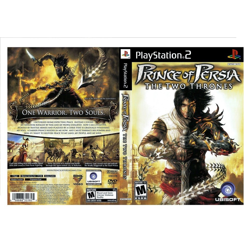 🔥PS2 Games CD DVD 🔥PS2 Prince of Persia the two thrones (DVD Game ...