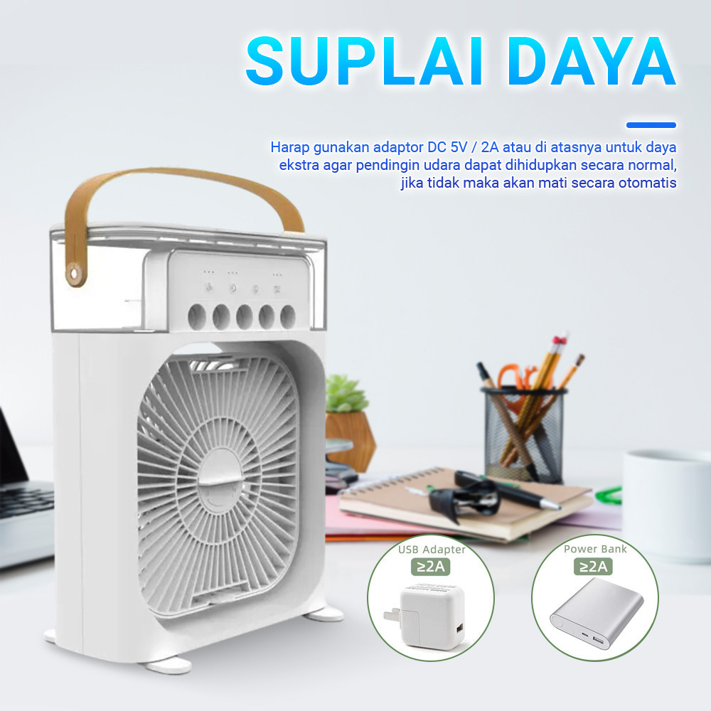 Mini AC Fan Portable AC Cooler Fan 600ml Water Capacity Portable ...