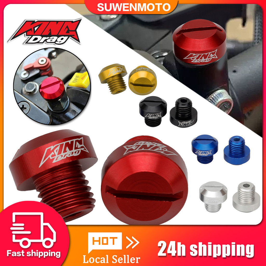 KingDrag Yamaha Side Mirror Screw CNC Penutup Cap Mirror NVX155 Y15ZR ...