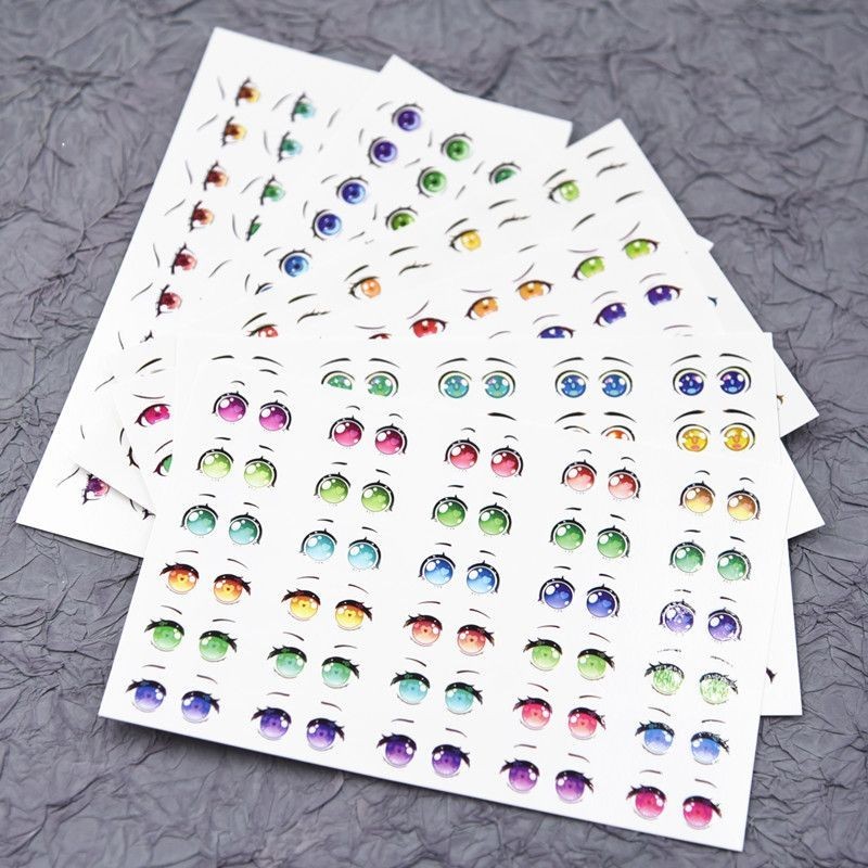 Eye Water Sticker diy Ultra Light Clay Soft Clay Anime Nendoroid Doll ...