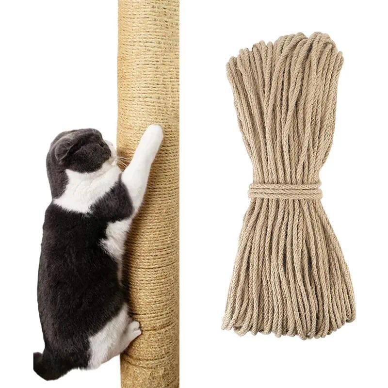 Cat Scratcher Rope DIY Natural Sisal Rope Toy Cats Paw Claw Furniture ...