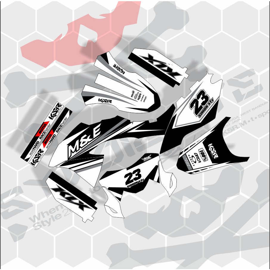 Decal/sticker KLX BF/CRF 150L/D'tracker/WR155/Gordon full body etc ...